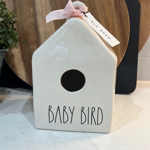 Rae Dunn | Other | Rae Dunn Baby Bird Ceramic Birdhouse | Poshmark